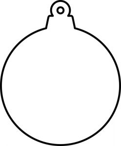 Hanging Ornament Blank Template | Rooftop Post Printables